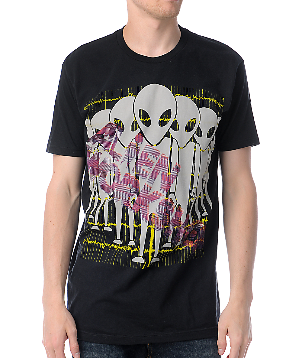 Alien Workshop Frequency Black T-Shirt | Zumiez