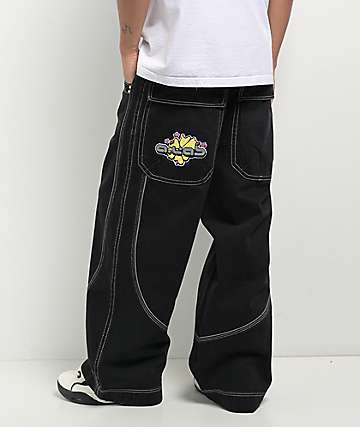 A.LAB Mega Rave Dark Blue Jeans | Zumiez