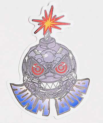 Adam Bomb Logo Sticker | Zumiez