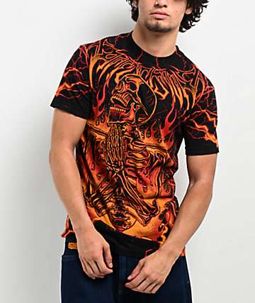 Affliction x Rogue Crosses Dark Brown Zip Hoodie | Zumiez