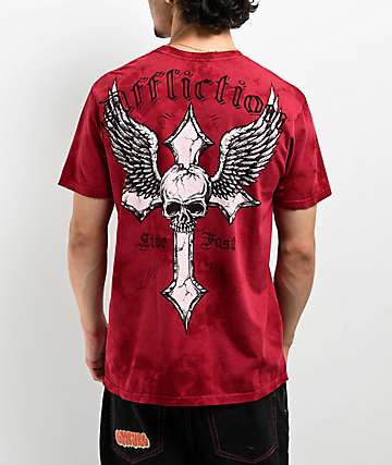 Affliction Catharsis Grey T-Shirt | Zumiez