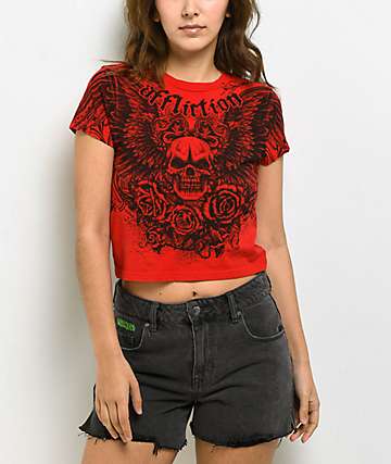 Affliction Homage Light Grey T-Shirt | Zumiez