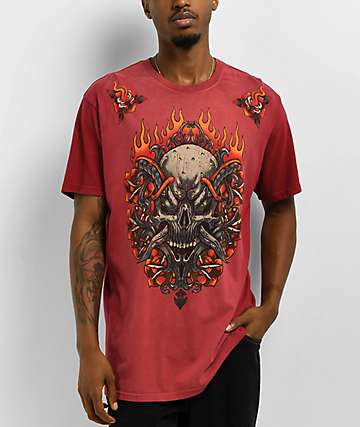 Affliction Darkness Tech Black T-Shirt | Zumiez