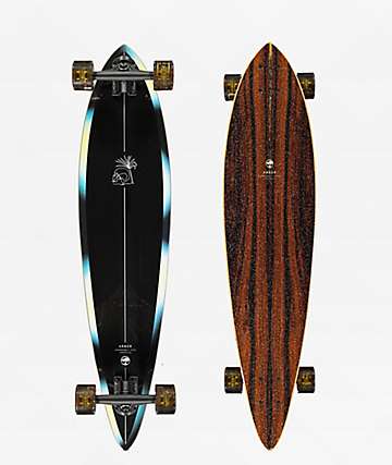 Arbor Fish Draplin 37" Pintail Longboard Complete | Zumiez