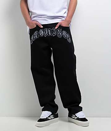 Broken Promises Embrace The Chaos Black Wash Hoodie | Zumiez