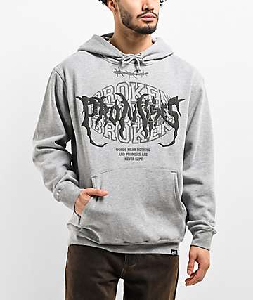 Broken Promises Chain Link Blue Wash Denim Jeans | Zumiez