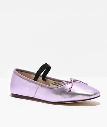 Chinese Laundry Audrey Lilac Metallic Ballet Flats