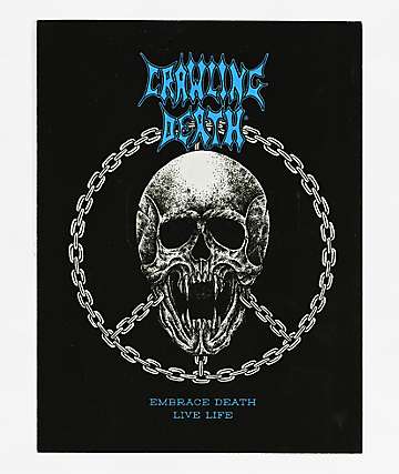 Crawling Death Comic Skull Black T-Shirt | Zumiez