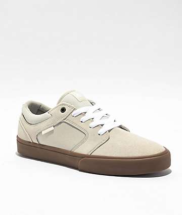Emerica Mute Black & White Skate Shoes | Zumiez
