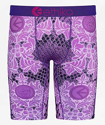 Ethika Bomber Cosmic Tiger Black Boxer Briefs | Zumiez