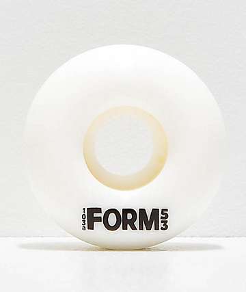 Form Solid White 52mm Skateboard Wheels | Zumiez
