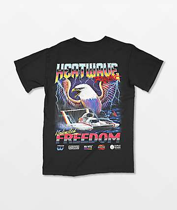 Heatwave Eagle Black T-Shirt | Zumiez