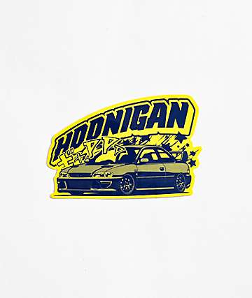 Hoonigan Black License Plate | Zumiez