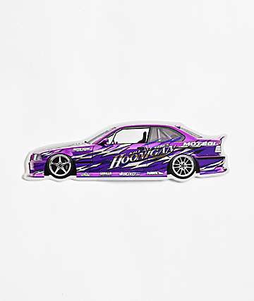 Hoonigan Colorblock Shift Purple Sticker | Zumiez