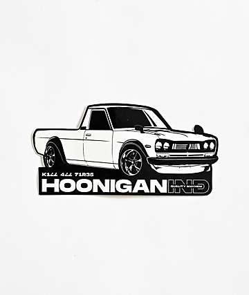 Hoonigan Black License Plate | Zumiez