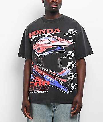 JT Racing x Honda Speed Black Racing Jacket | Zumiez