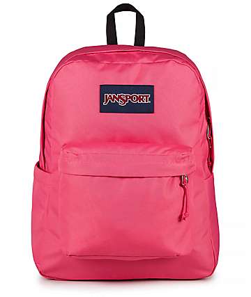 Jansport Superbreak Plus Embroidered Cherry Black Backpack | Zumiez
