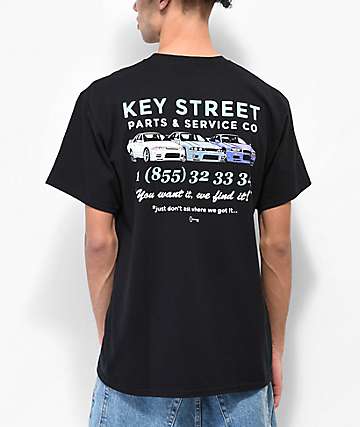 Key Street x NISMO 180SX Black T-Shirt | Zumiez