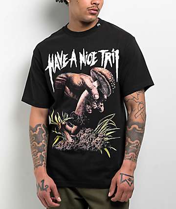 LRG x Push Trees Giraffe Brown T-Shirt | Zumiez