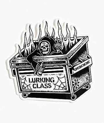 Lurking Class by Sketchy Tank Skulls 3D White T-Shirt | Zumiez