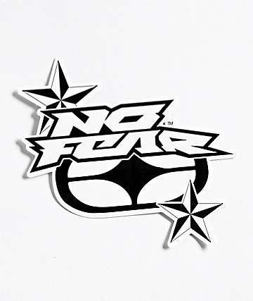 No Fear Star Sticker | Zumiez