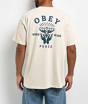 Obey Birds Of Justice Green T-Shirt | Zumiez