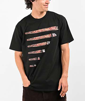 Push Trees Homies For Life Black T-Shirt | Zumiez