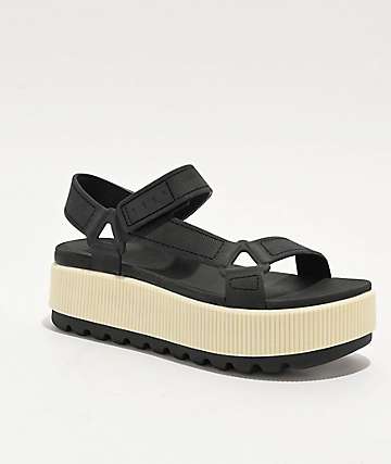 Reef Water Vista Higher Pale Banana Platform Sandals | Zumiez