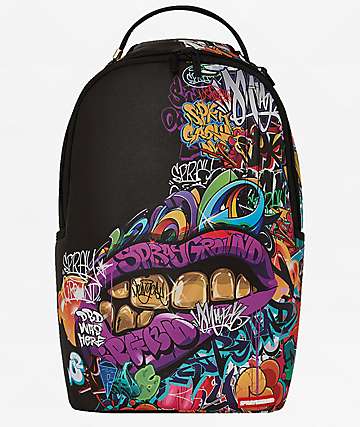 Sprayground x SpongeBob SquarePants Black Backpack | Zumiez