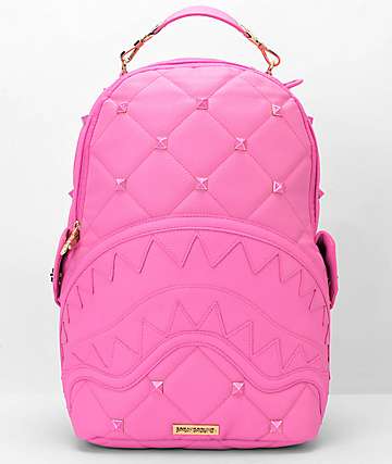 Sprayground Pink Camo Faux Fur Tote Bag | Zumiez