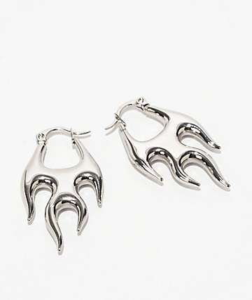 Studiocult Soda Tab Silver Earring | Zumiez