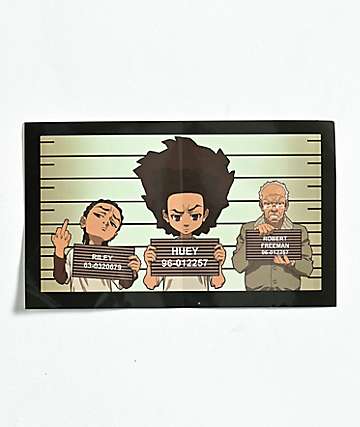 The Boondocks Super Huey 1996 Black Hoodie | Zumiez