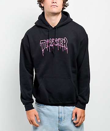 Thrasher Roses Black Sweatpants | Zumiez