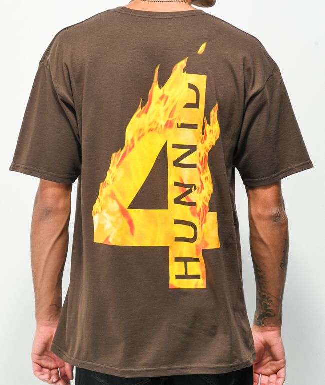 4Hunnid 4H Logo Red T-Shirt