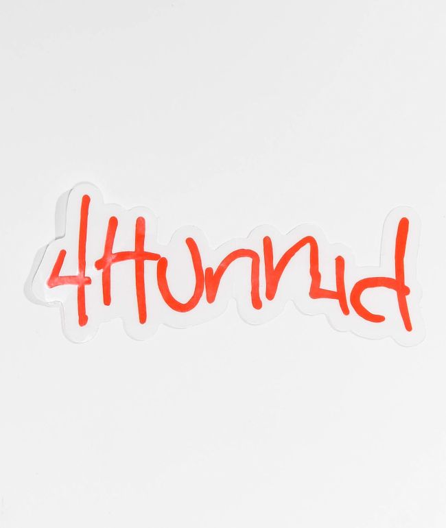 4Hunnid Hitup Sticker