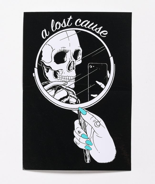 A Lost Cause Drifting Death Sticker
