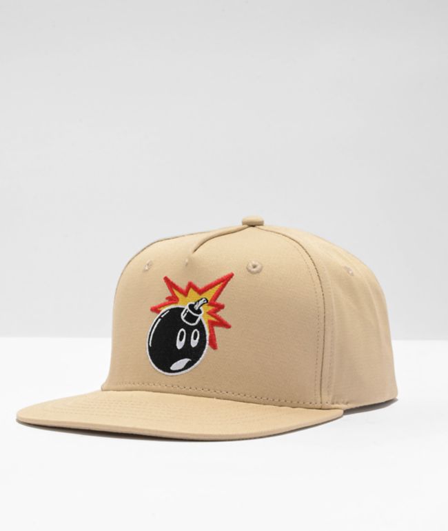 Adam Bomb Black Snapback Hat