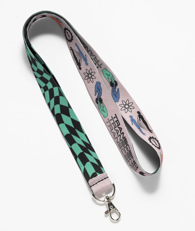 The Artist Collective Gradient Trip Black & Purple Lanyard