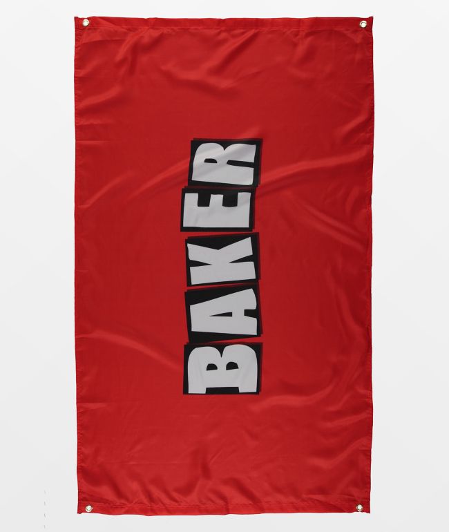 Baker Logo Red Banner