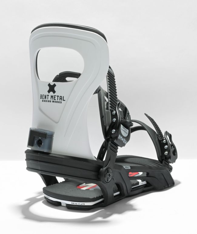 Bent Metal Bolt White Snowboard Bindings 2023