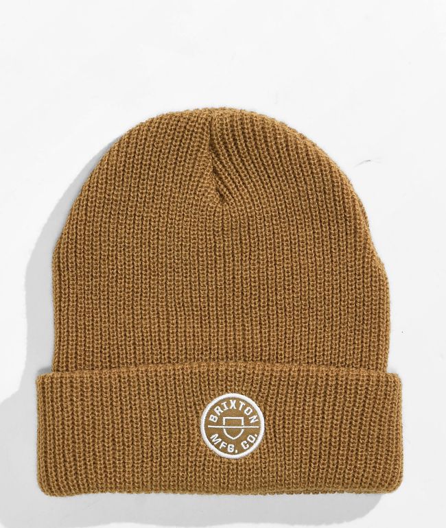 Brixton Crest Lion Brown Beanie
