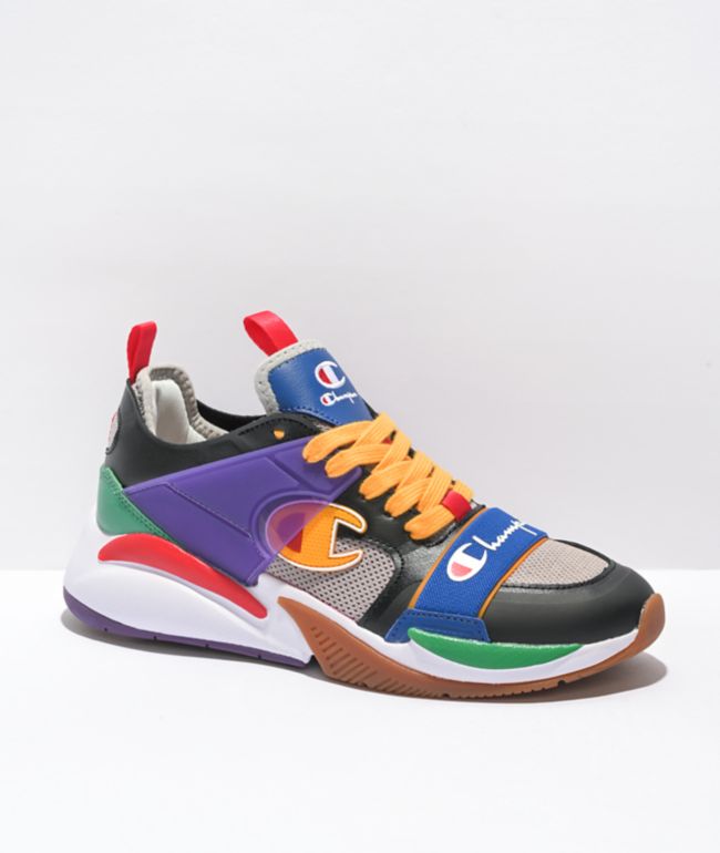 Champion XG Storm Multi, Black & Purple Shoes