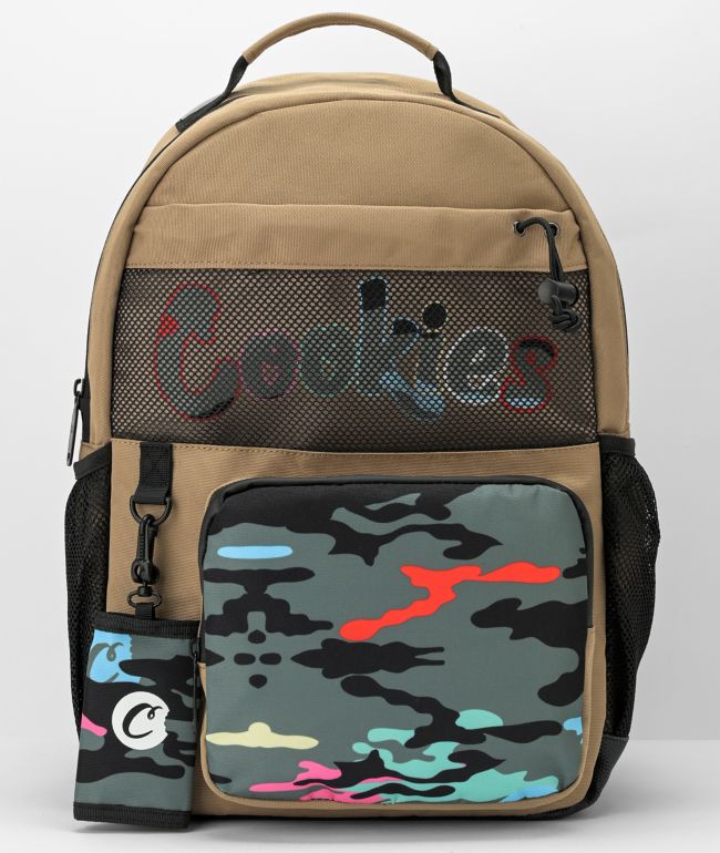 Cookies V4 Smell Proof Black Quilted Backpack