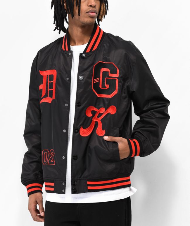 DGK Cultivators Black & White Varsity Jacket