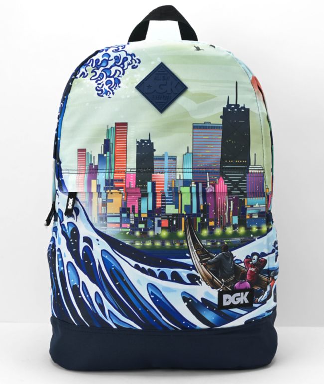 DGK Primo Black, Red & Green Backpack