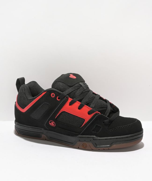 DVS Gambol Black, Red, & Gum Skate Shoes