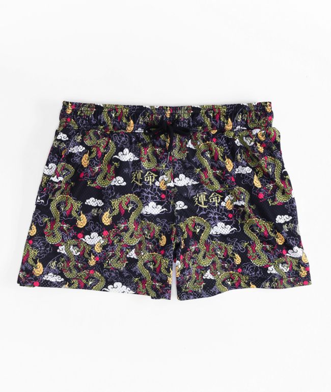 Empyre Dragons Black Mesh Shorts