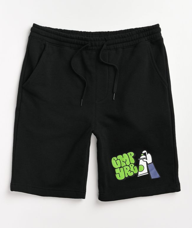 Empyre Tarnish Black Sweat Shorts