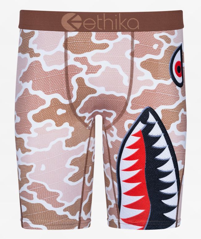 Ethika Bomber Desert Combat Brown Boxer Briefs
