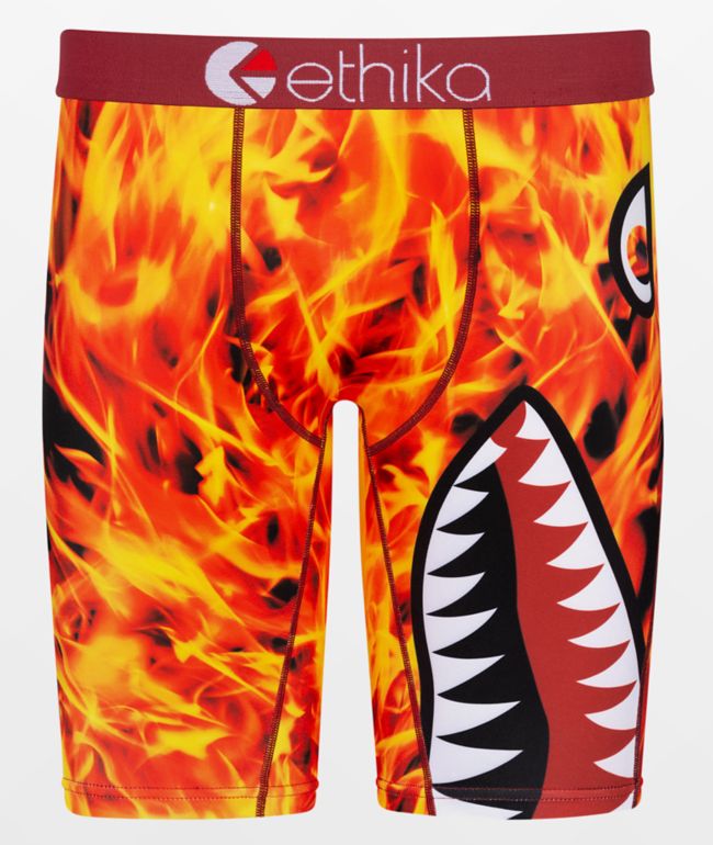 Ethika Bomber Fire Boxer Briefs